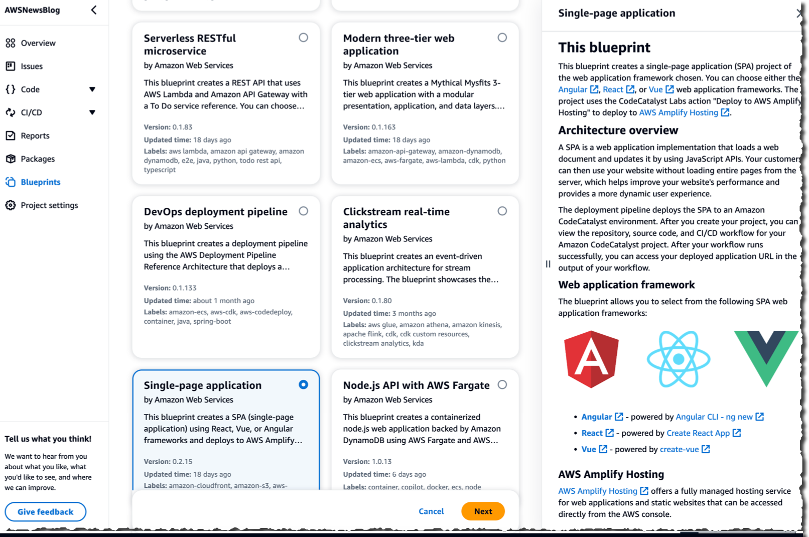 Amazon Codecatalyst Now Supports Gitlab And Bitbucket Repositories With Blueprints And Amazon Q 3005