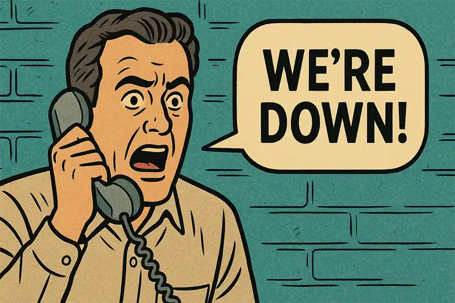 How Should Web Designers Deal With Service Outages?